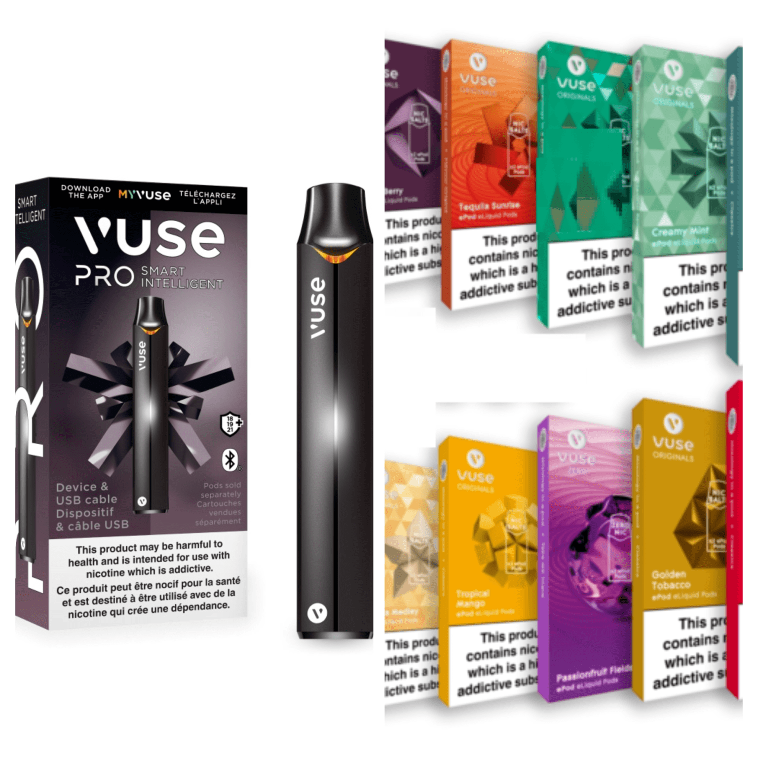 Vuse Pro Smart Solo Device & Single Pack Combo - C$21.99 - Haze Smoke Shop